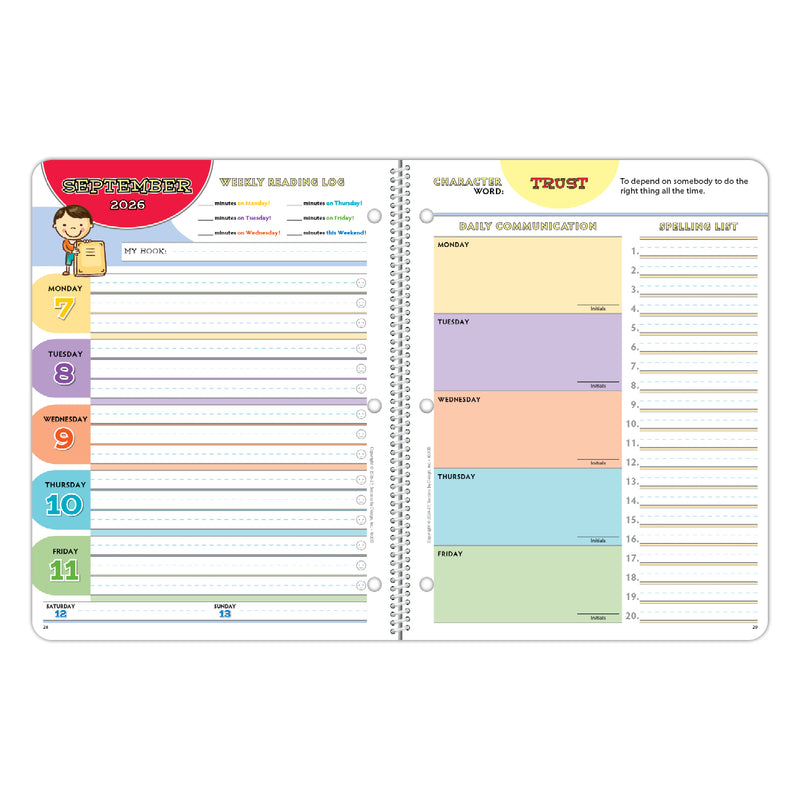 Primary Student Planner | Preschool & Kindergarten