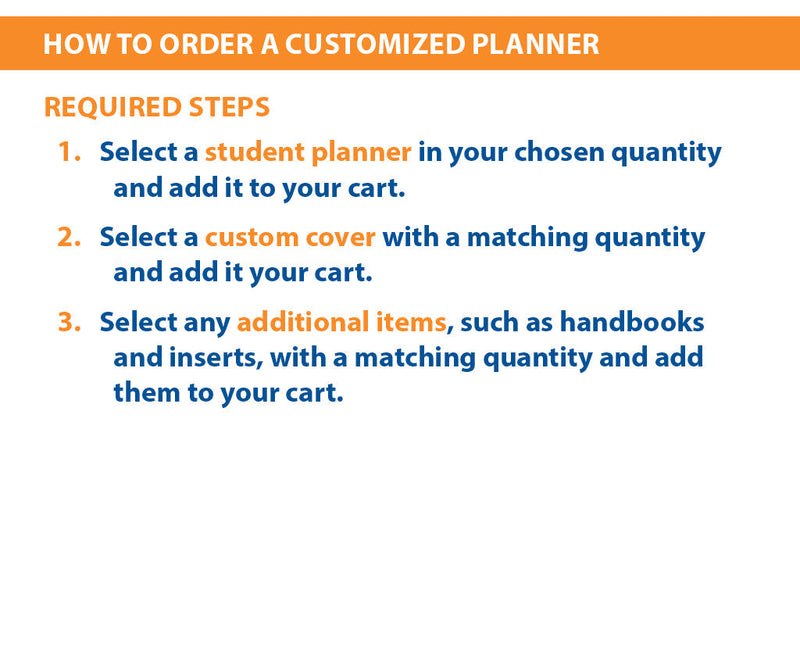 CC150 Custom Student Planner Covers | Success By Design
