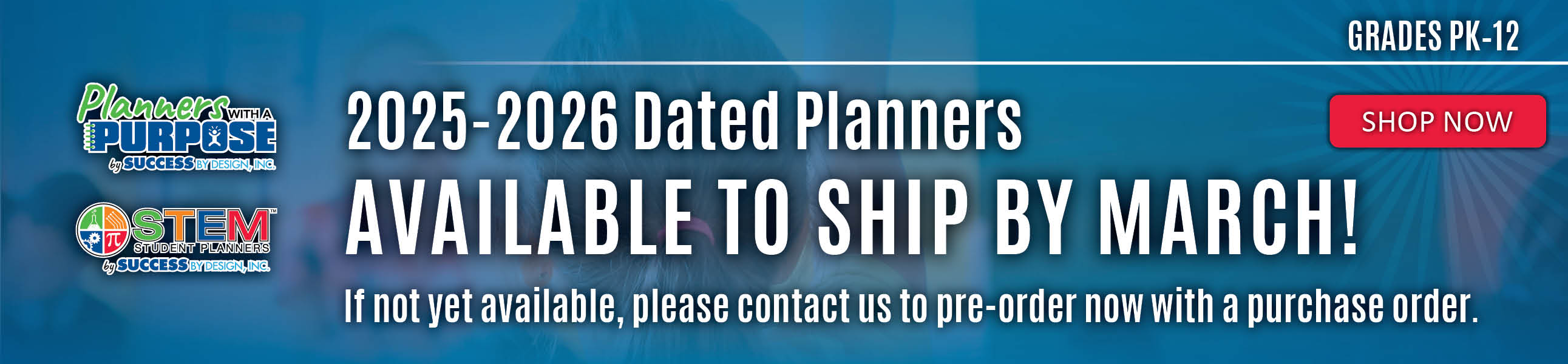 Educational Student Planners | Success By Design, Inc.