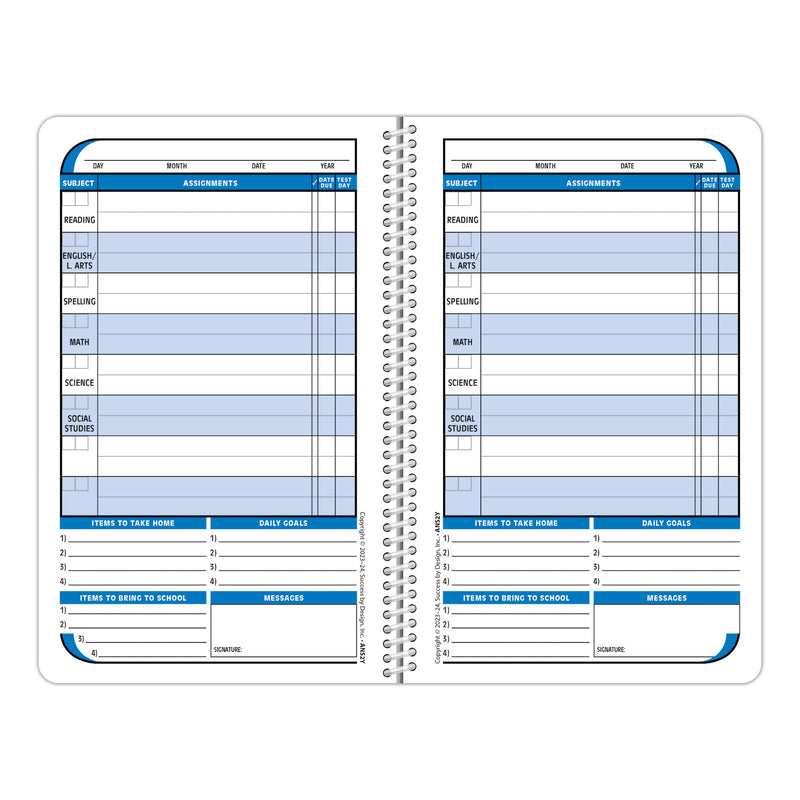 Year-Long Assignment Notebook for Students