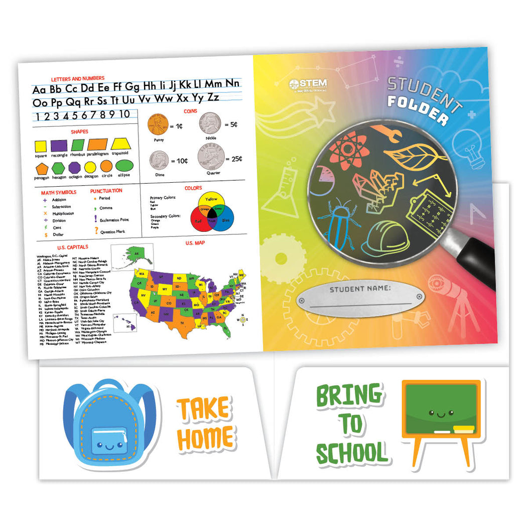 Student Folders for Schools | Success by Design, Inc.